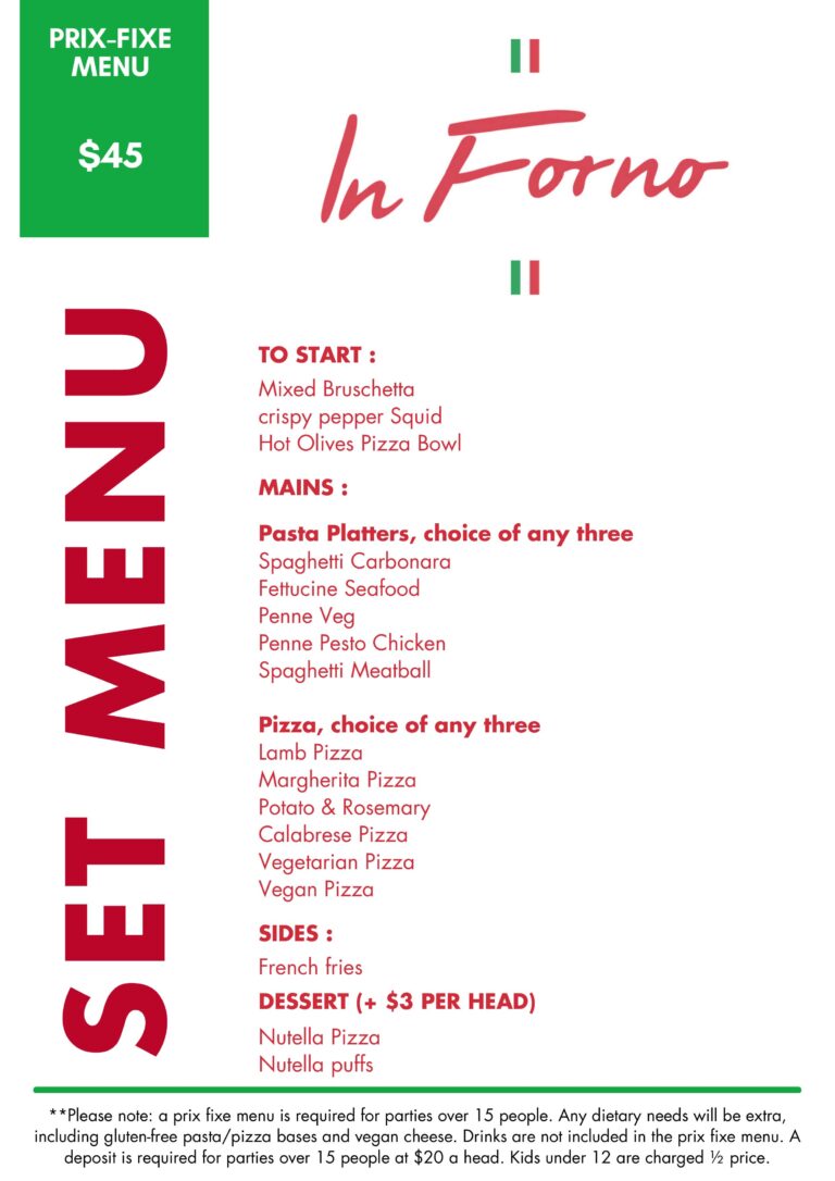 Inforno brings the taste of Italy with woodfired pizzas